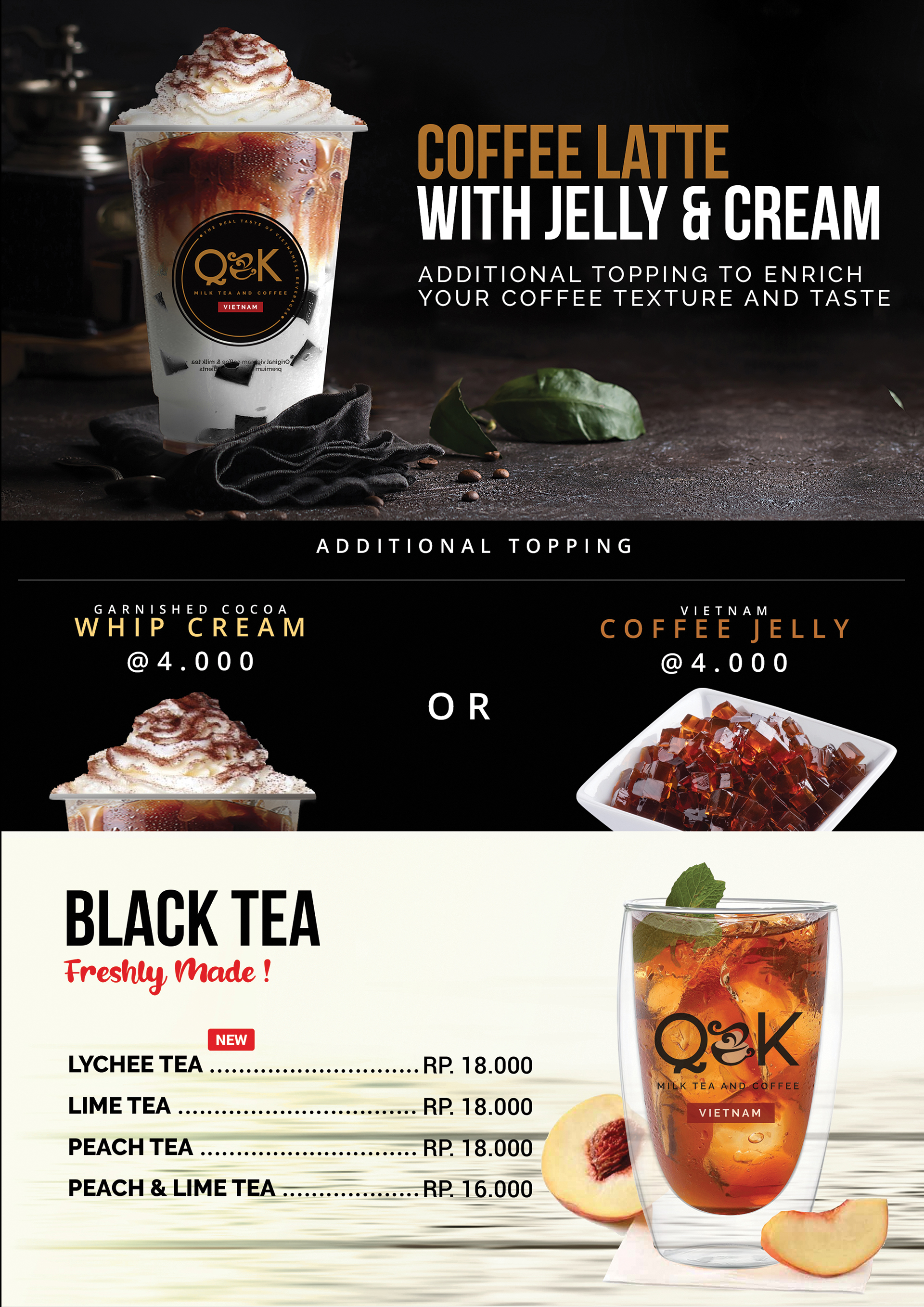 Q&K Cafe - Milk Tea & Coffee Vietnam